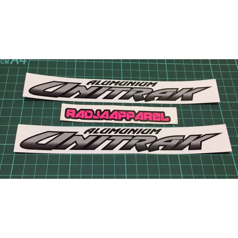 Jual Sticker Stiker Printing Cutting Arm Unitrack Unitrak Kawasaki ...