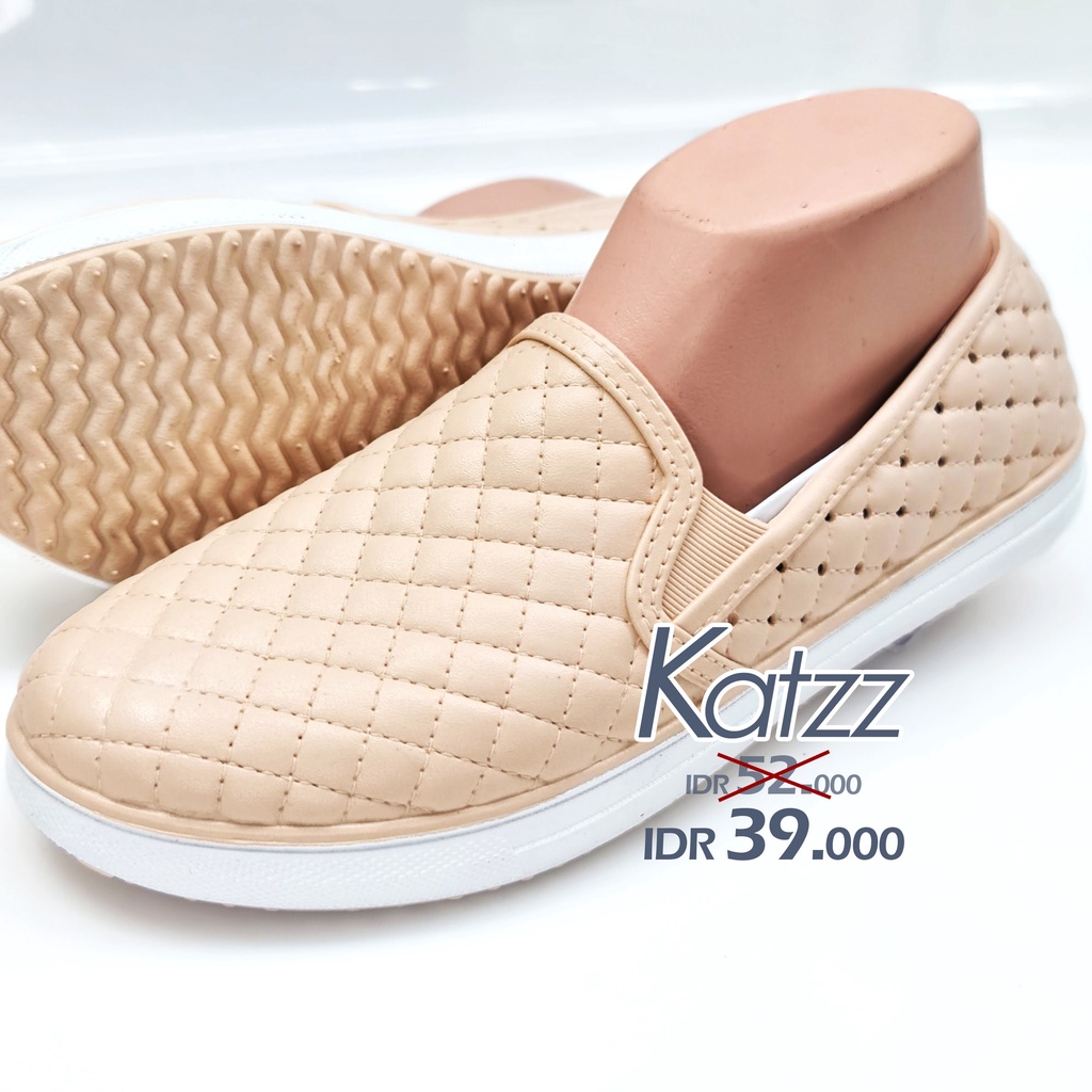Jual KATZZ Sepatu Karet Wanita Sepatu PCU Slip On Uk 38 - 41 Warna ...