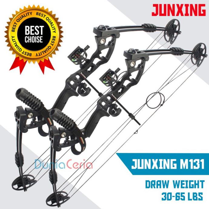 Jual Busur Panah Junxing M131 Hunting Fishing Compound Bow | Shopee ...