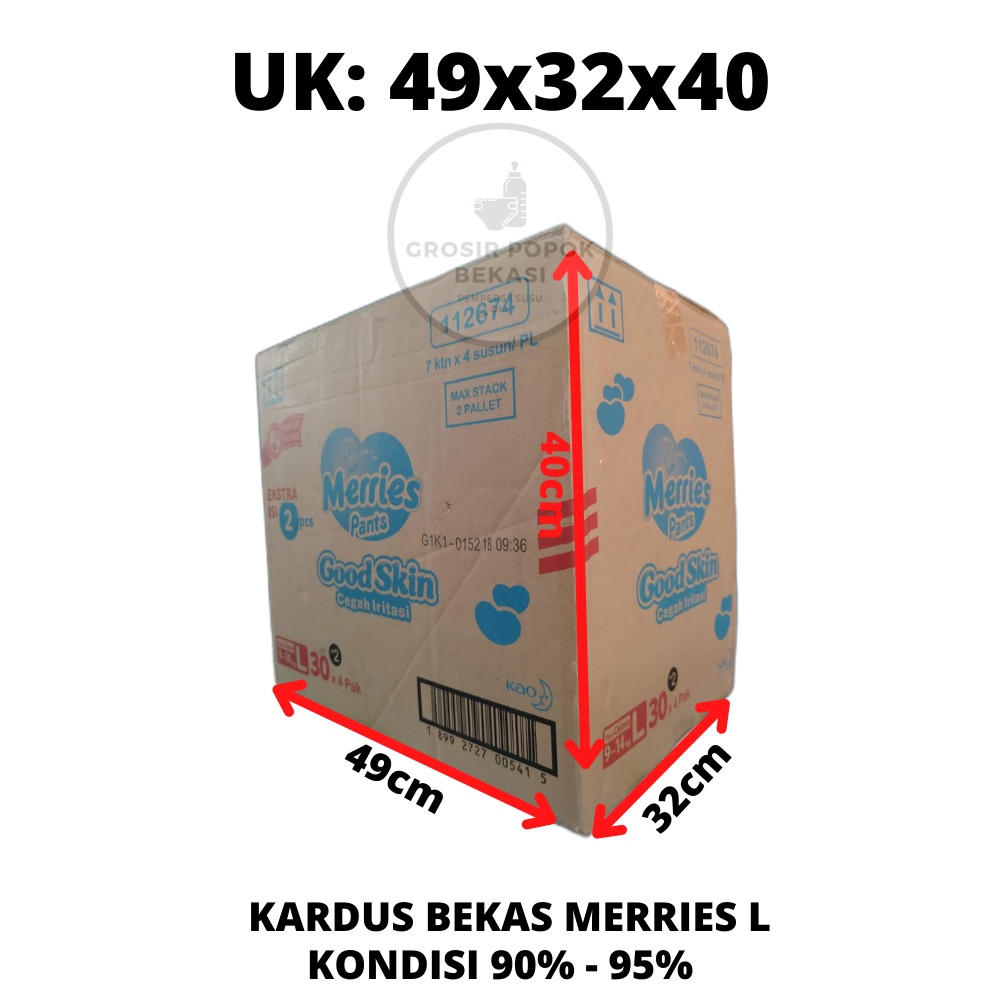 Jual KARDUS BEKAS POPOK/TISU TEBAL KUAT UKURAN BESAR & SEDANG KONDISI ...