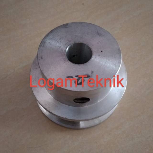 Jual Pulley pully puli A1 - 2 inch as 12 mm pulley alumunium | Shopee ...