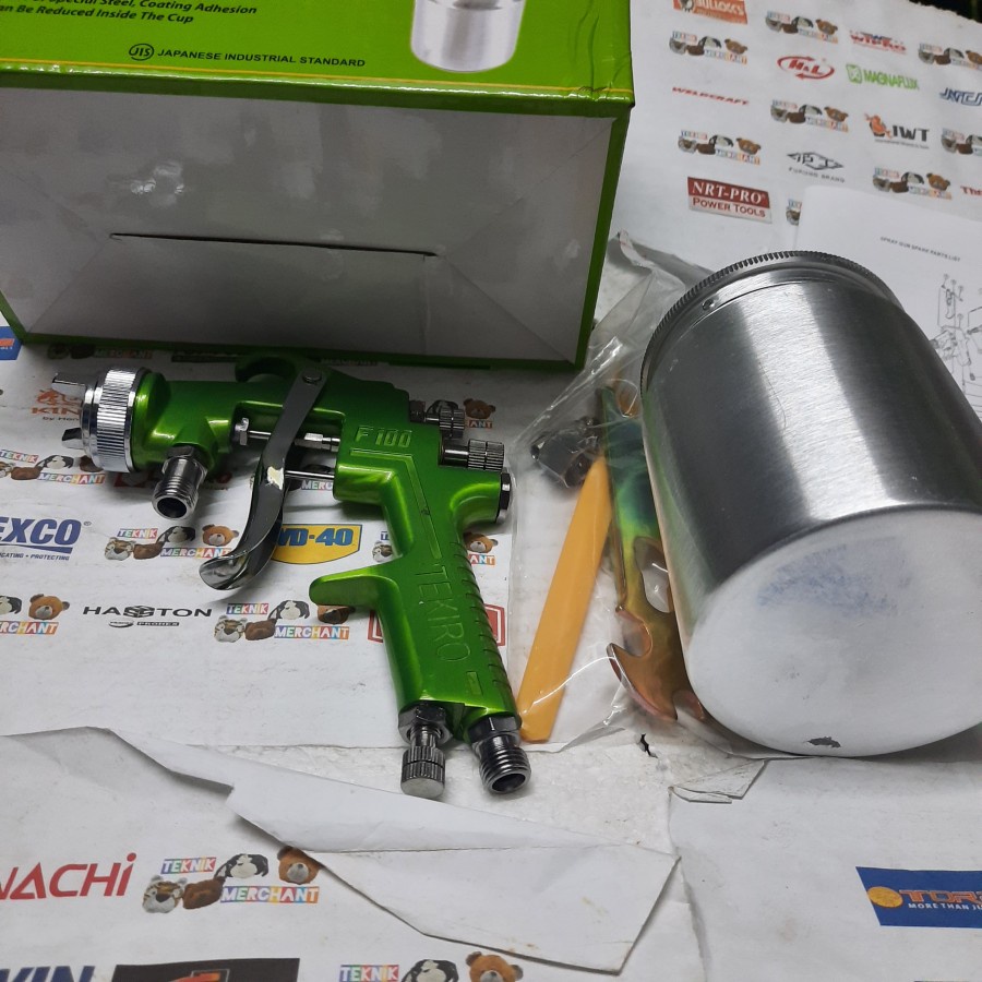 Jual TEKIRO AIR SPRAY GUN F 100 S /SEMPROTAN CAT TABUNG BAWAH F100S | Shopee Indonesia