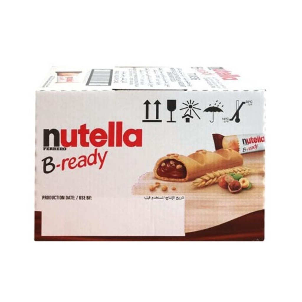 Jual NUTELLA B-READY BOX 36x22gr/BISKUIT ISI COKLAT NUTELLA/BISKUIT ...