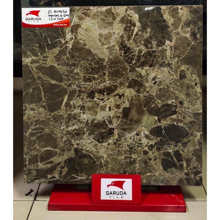Jual GRANITE LANTAI 60X60 IMPERIAL DARK BROWN / GS 69M61D / GARUDA TILE ...