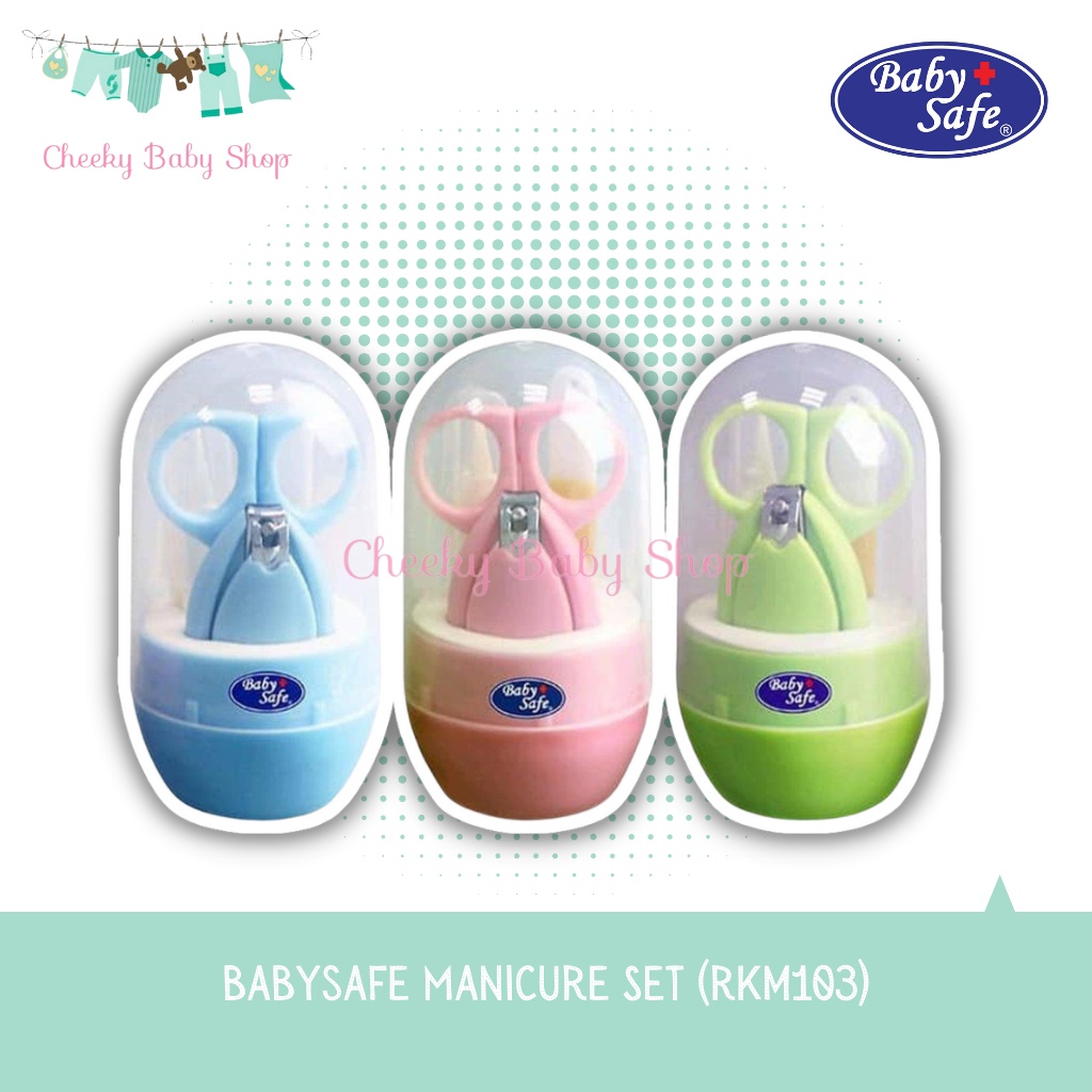 Jual BABY SAFE Manicure Set / Gunting Kuku Set (RKM103) | Shopee Indonesia