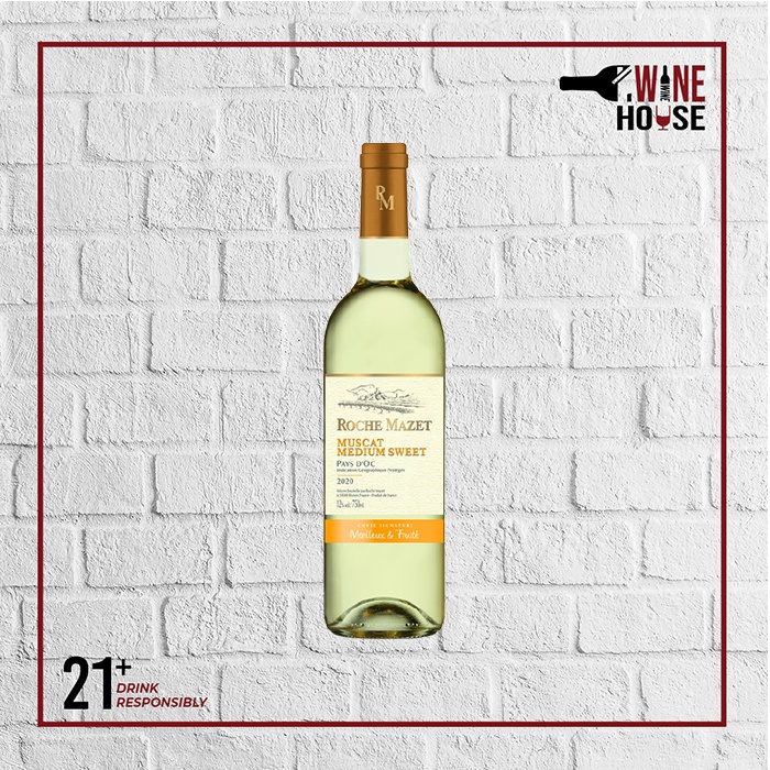 Jual Roche Mazet Muscat Medium Sweet France Wine | Shopee Indonesia