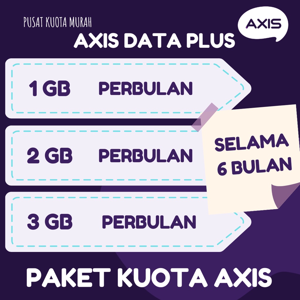 Jual BARU!! AXIS DATA PLUS MURAH | KUOTA DATA AXIS MURAH | Shopee Indonesia