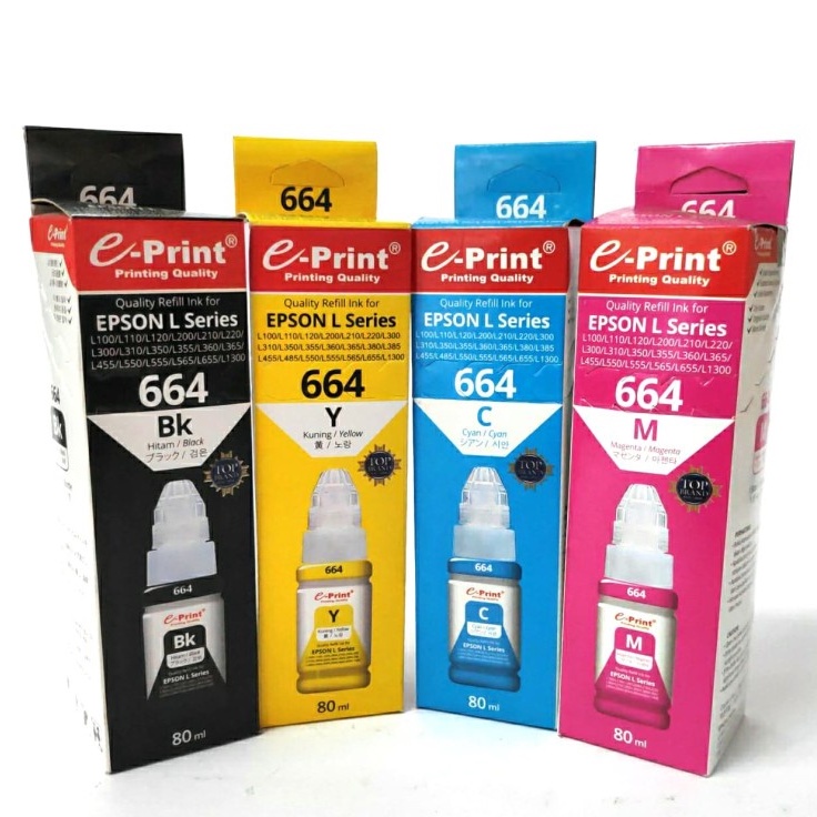 Jual E-Print Tinta Printer Epson L Series 664 80ml/Botol | Shopee Indonesia