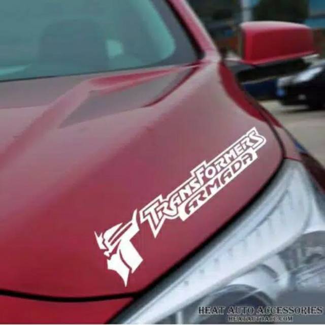 Jual Sticker mobil transformer armada stiker kaca mobil motor helm ...