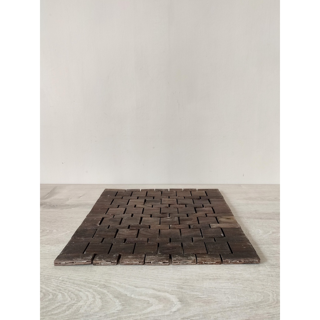 Jual Jalin Alam Wood Tile Placemat / Placemat Kayu / Alas Piring ...