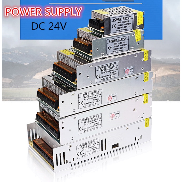 Jual Trafo Power supply Switches24V 5A 120W/10A 240W CCTV LED Strip ...