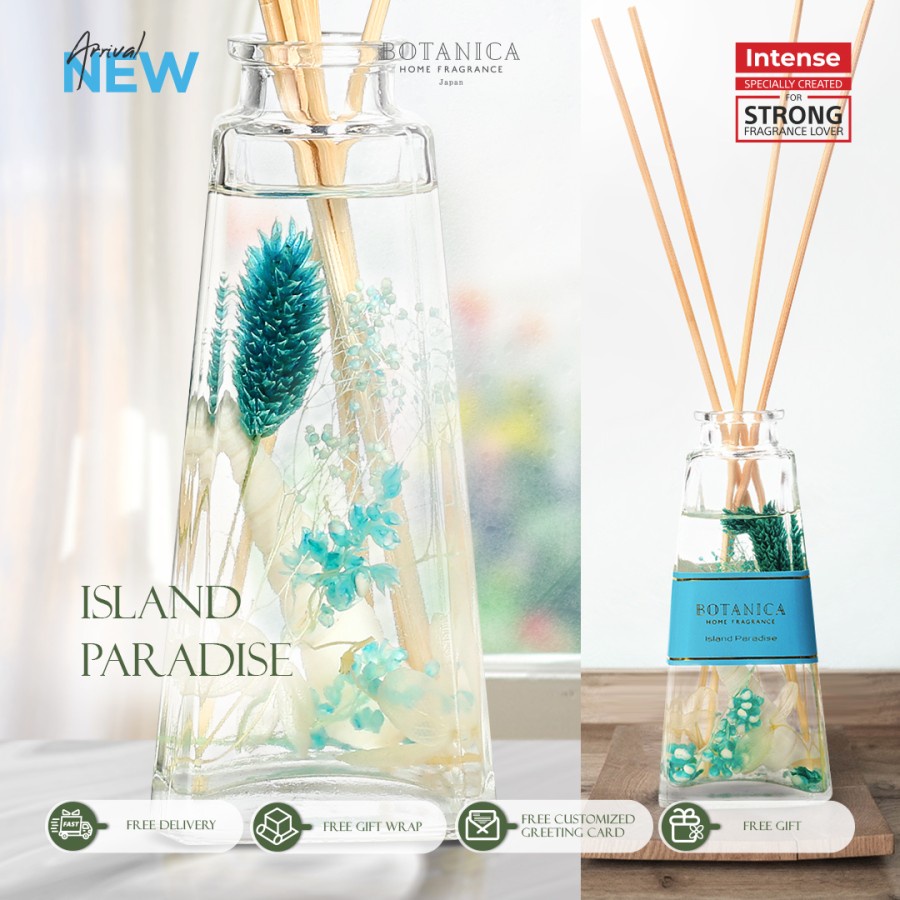 Jual INTENSE Premium Reed Diffuser Herbarium - Island Paradise ...
