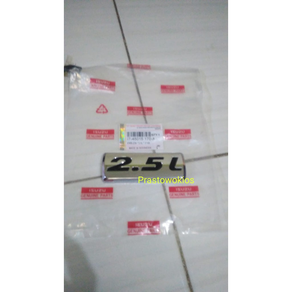 Jual Emblem logo 2.5L isuzu PANTHER NEW | Shopee Indonesia