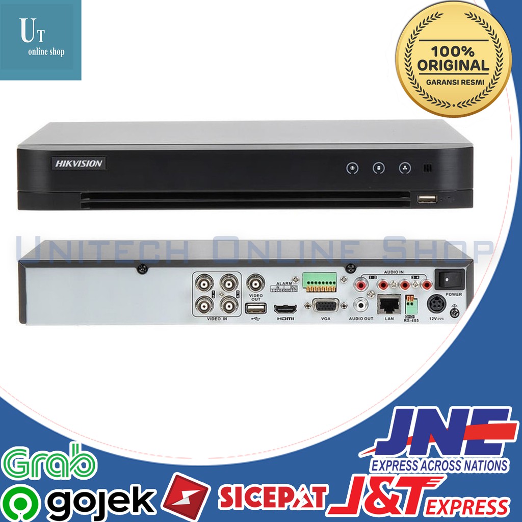 Jual DVR HIKVISION 4 CHANNEL 5MP 7204HUHI-K1/E (S) | Shopee Indonesia
