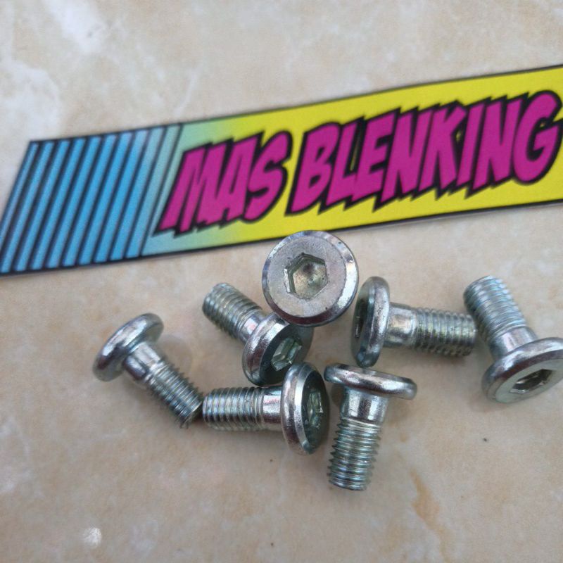 Jual Baut L piringan cakram m8b/ kunci 12 . panjang 1,7cm | Shopee Indonesia