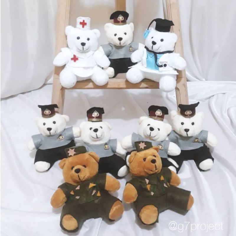 Jual Boneka Profesi (Perwira, perawat, bidan, dokter, tni, polisi ...