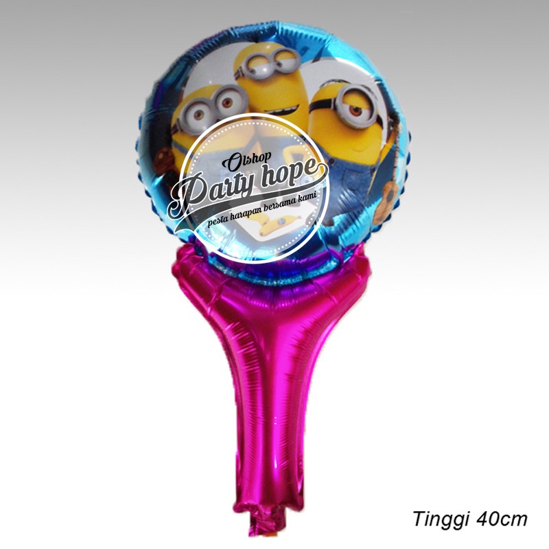 Jual Balon pentung minion / balon minion / balon foil pukul / balon ...