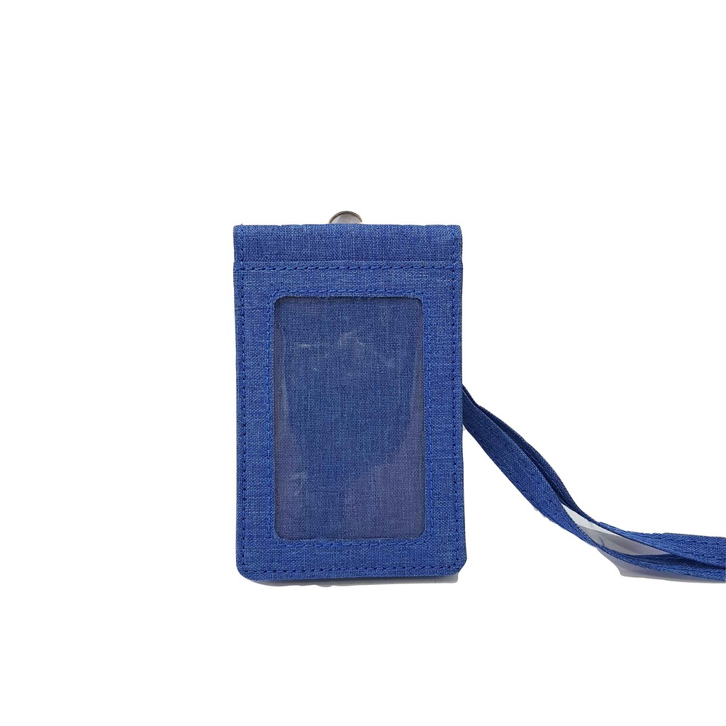 Jual Lanyard Kanvas ID Card Holder Kanvas Name Tag Kanvas Kancing Dua ...
