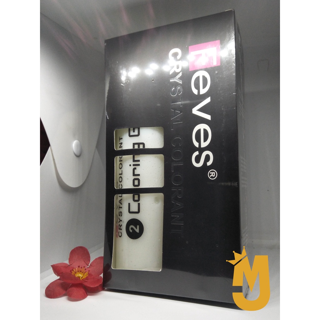 Jual Feves Crystal Colorant Black / Toning Feves Black / Semir Hitam ...
