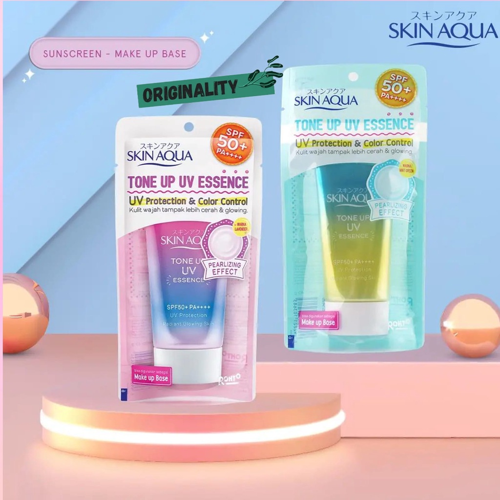 Jual Skin Aqua Tone Up UV Essence SPF 50+PA++++ - Skin Aqua Tone Up UV | Shopee Indonesia