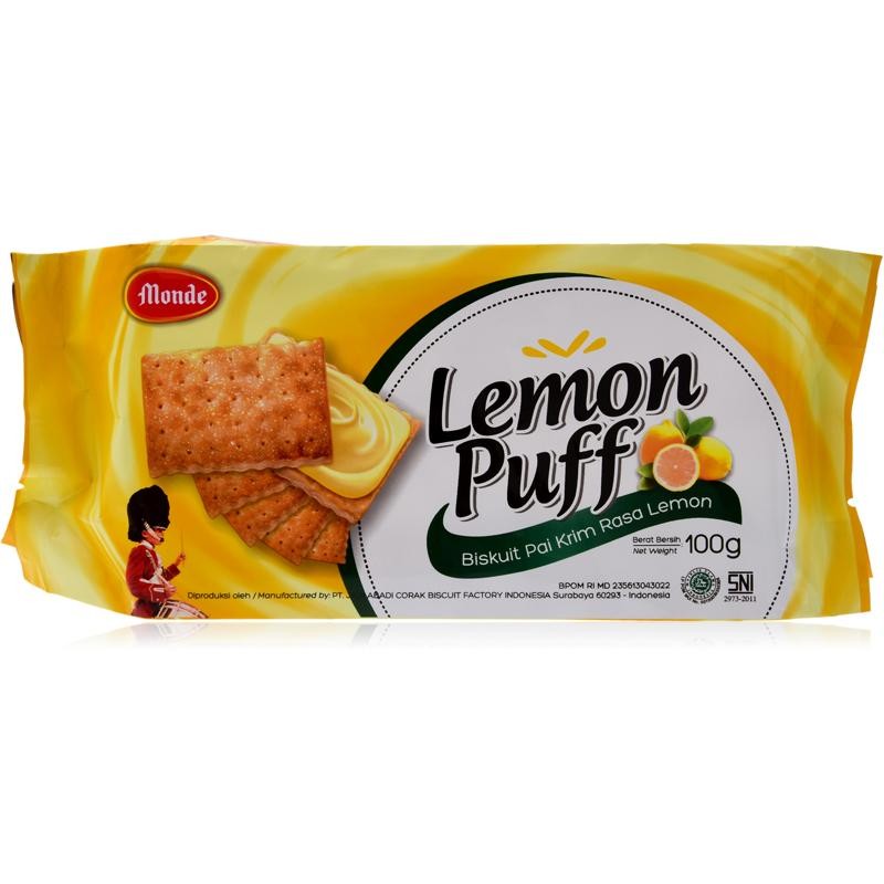 Jual Monde Puff Lemon 100g | Shopee Indonesia