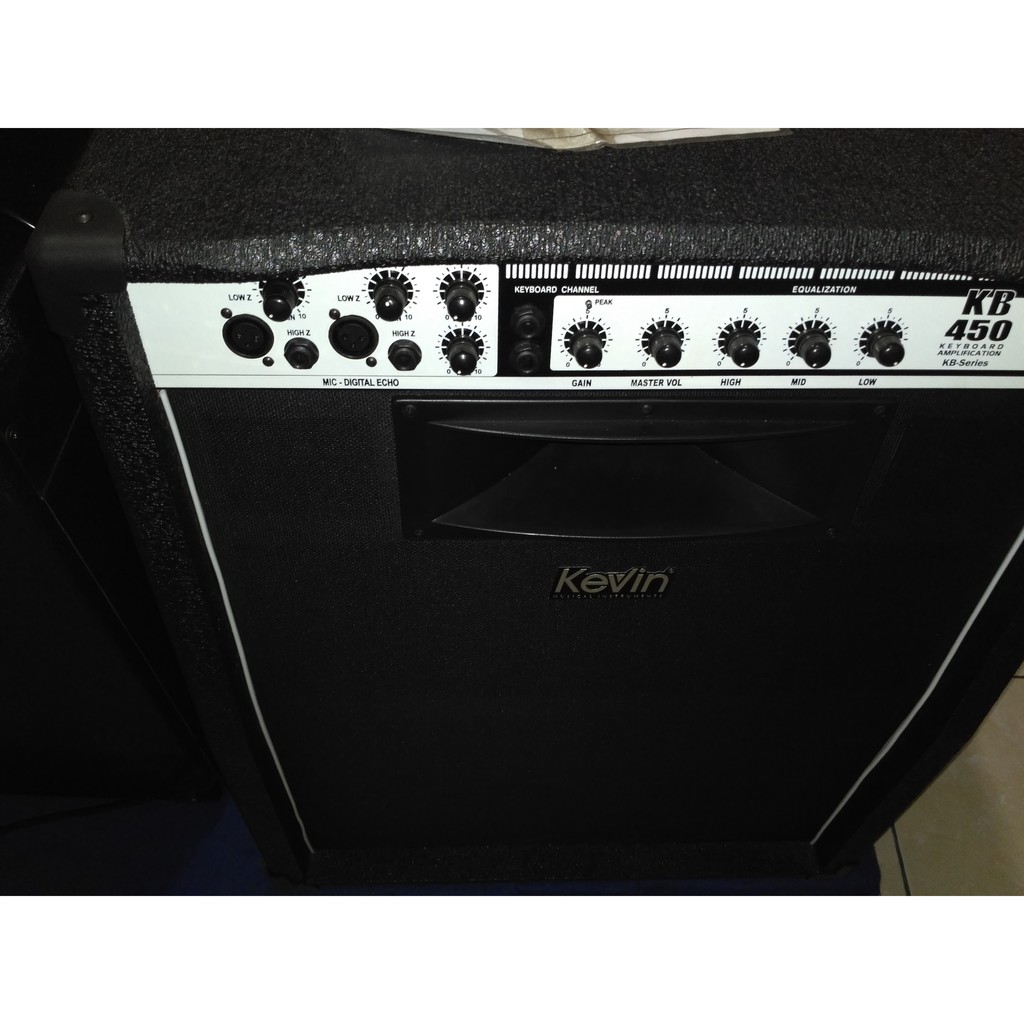 Jual amply keyboad vocal drum elektrik gitar akustik : kevin KB 450 ...