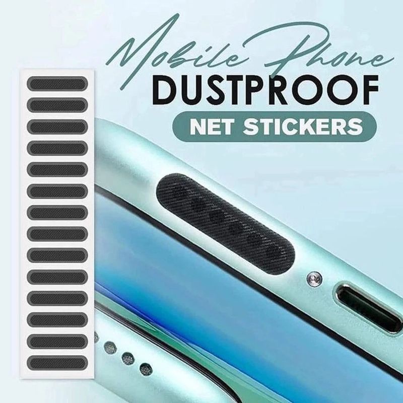 Jual [2pcs] Mobile Phone Dustproof Net Stickers Speaker Mesh Anti Dust ...