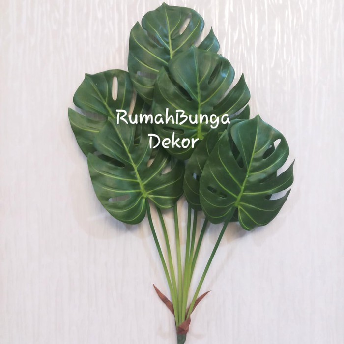Jual Daun Monstera Artificial x7 ( Hijau ) | Shopee Indonesia