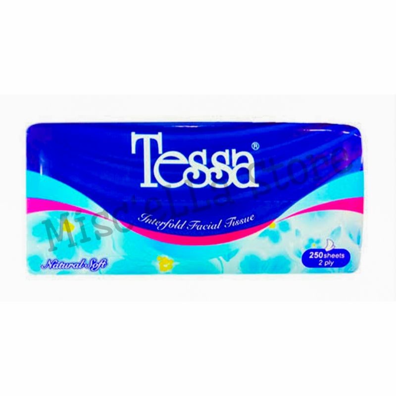Jual TESSA Facial Natural Soft Tissue 2 ply ( 250 Sheets ) | Shopee ...