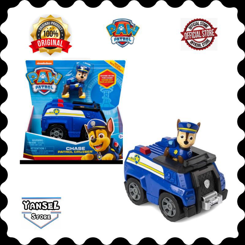 Jual Paw Patrol Basic Chase Patrol Cruiser | Shopee Indonesia