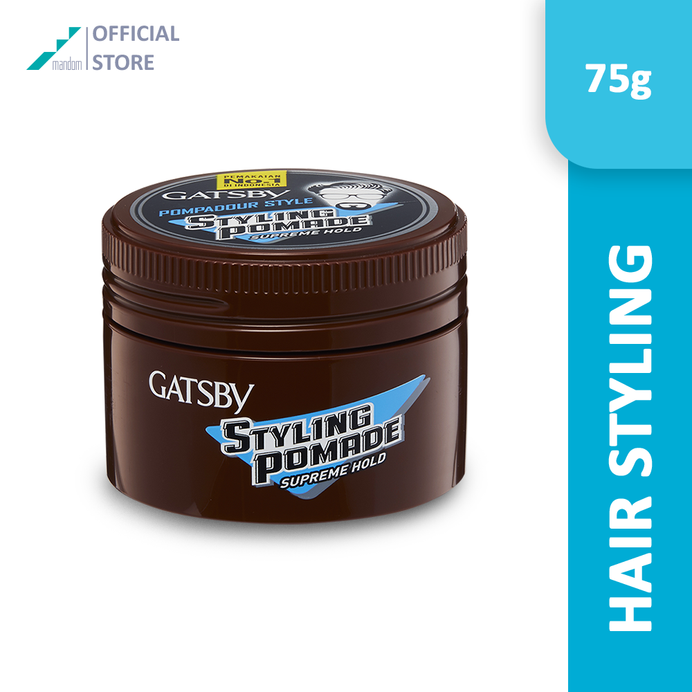 Jual GATSBY Styling Pomade Supreme Hold 75gr | Shopee Indonesia