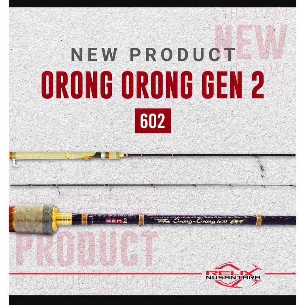 Jual Joran orong orong Gen 2 / joran galatama relix nusantara Free ...