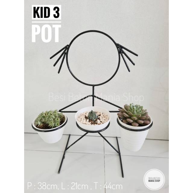 Jual STANDING POT / STANDING POT BESI / RAK KAKTUS / RAK POT BESI / POT ...