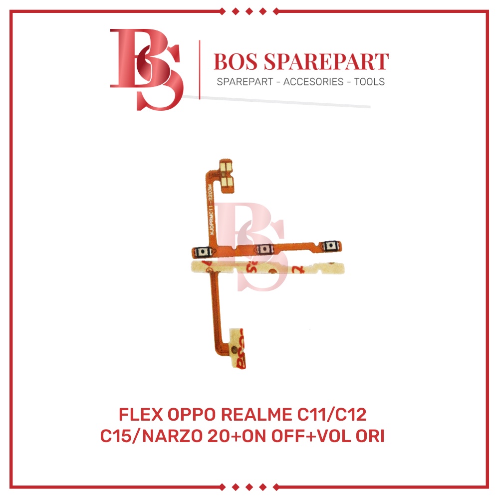 Jual FLEXIBEL OPPO REALME C11 / C12 / C15 / NARZO 20 + ON OFF + VOLUME ORI | Shopee Indonesia