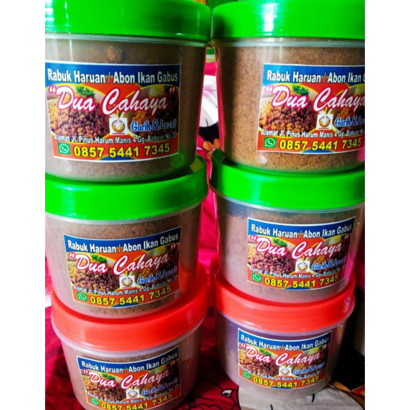Jual ABON IKAN GABUS/RABUK HARUAN DUA CAHAYA #ABON IKAN GABUS/RABUK ...