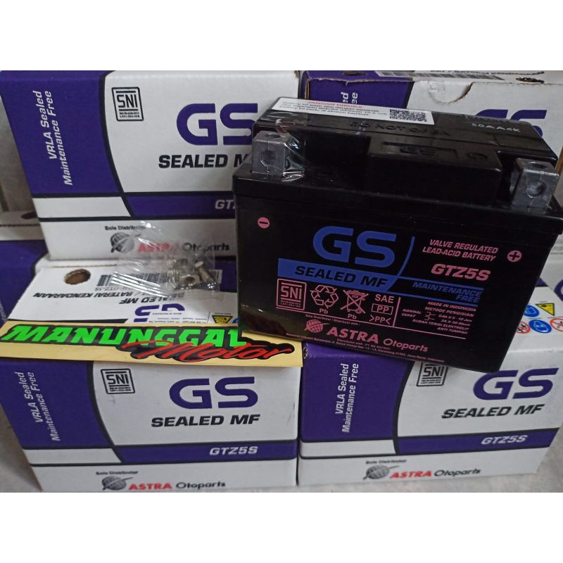 Jual Aki GS astra GTZ5S | Shopee Indonesia