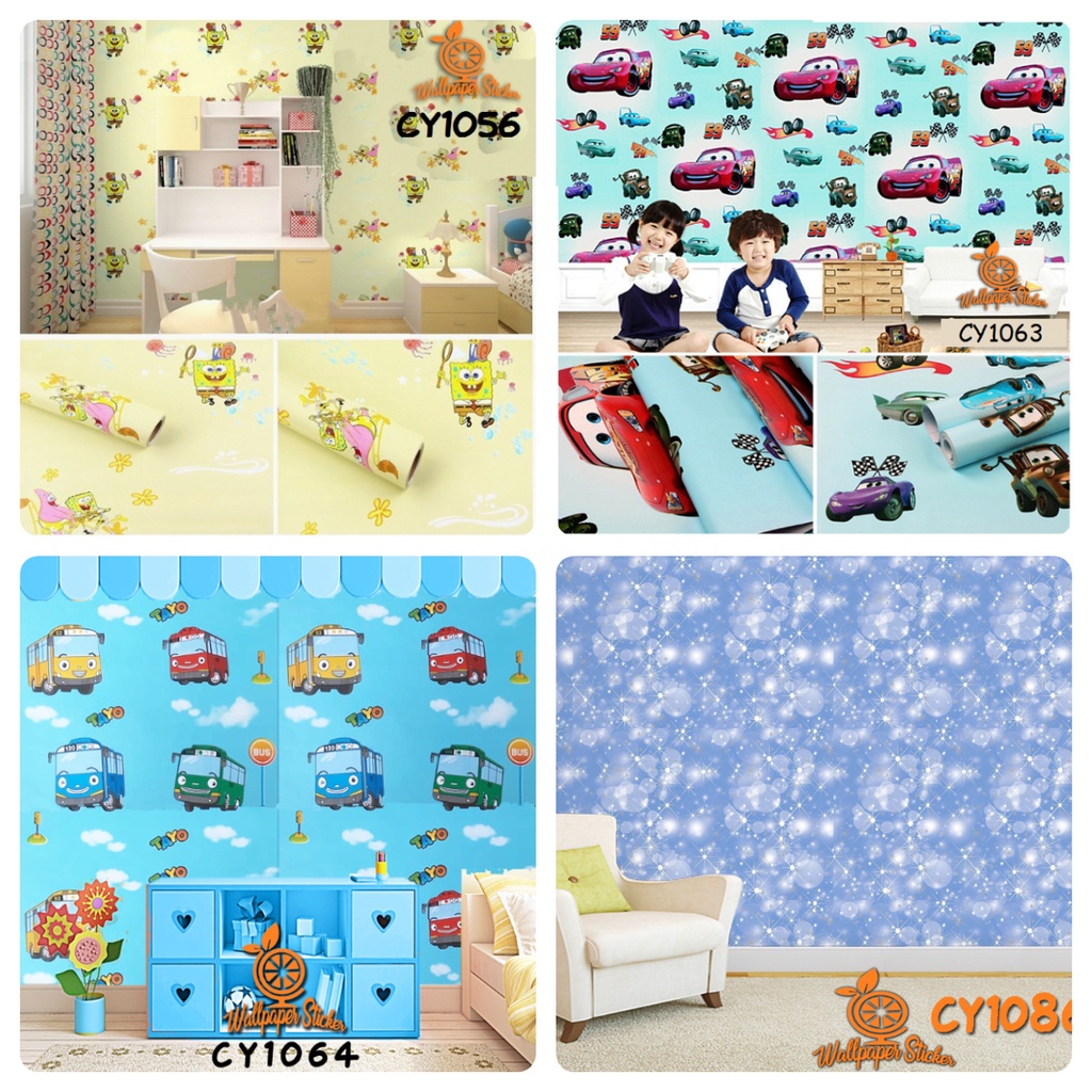 Jual Stiker Dinding Anak Wallsticker Motif Dan Karakter Premium Quality ...