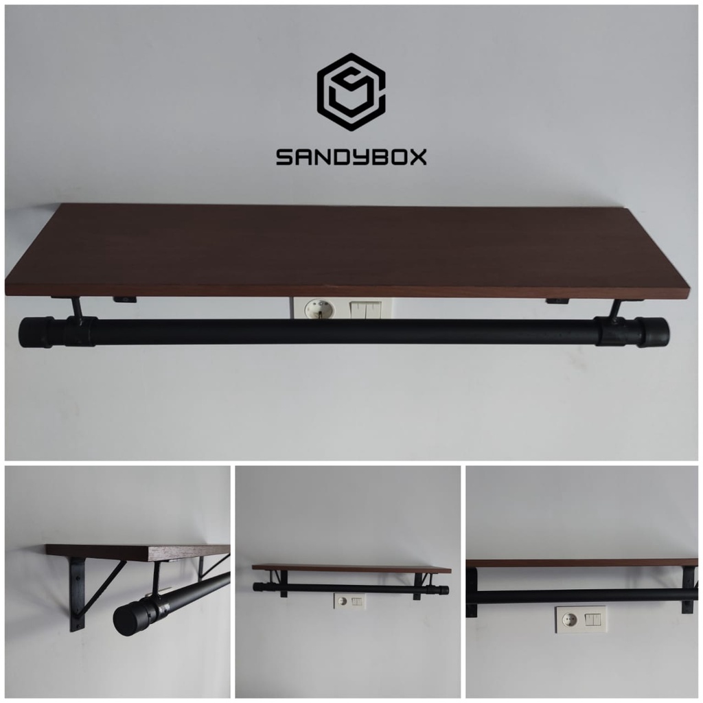 Jual Ambalan tempel, gantungan baju dinding, Ambalan gantungan baju ...