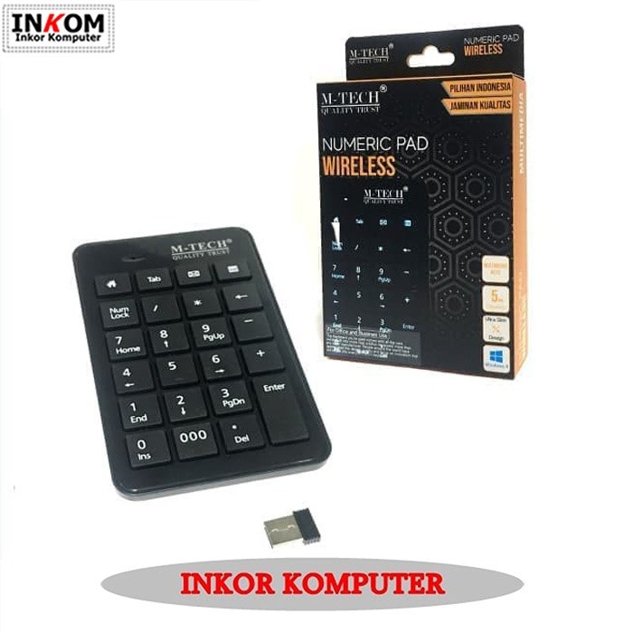 Jual Wireless keyboard Numeric M-Tech - Keypad Wireless | Shopee Indonesia