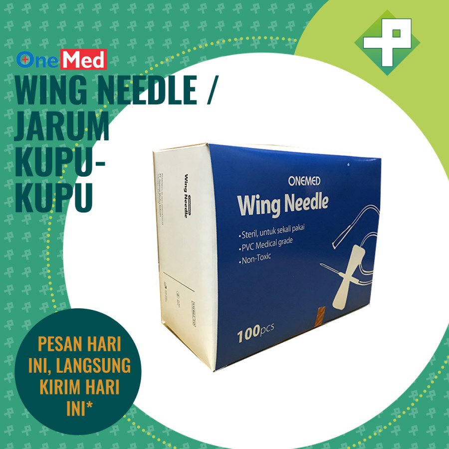 Jual Wing needle Onemed / Infusion Set 21G 23G 25G 27G (ECER) | Shopee Indonesia
