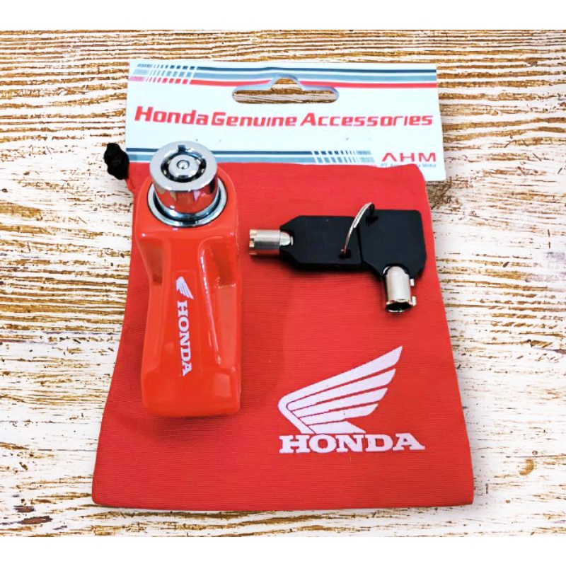 Jual Gembok dislock kunci pengaman motor asli honda AHM original ...