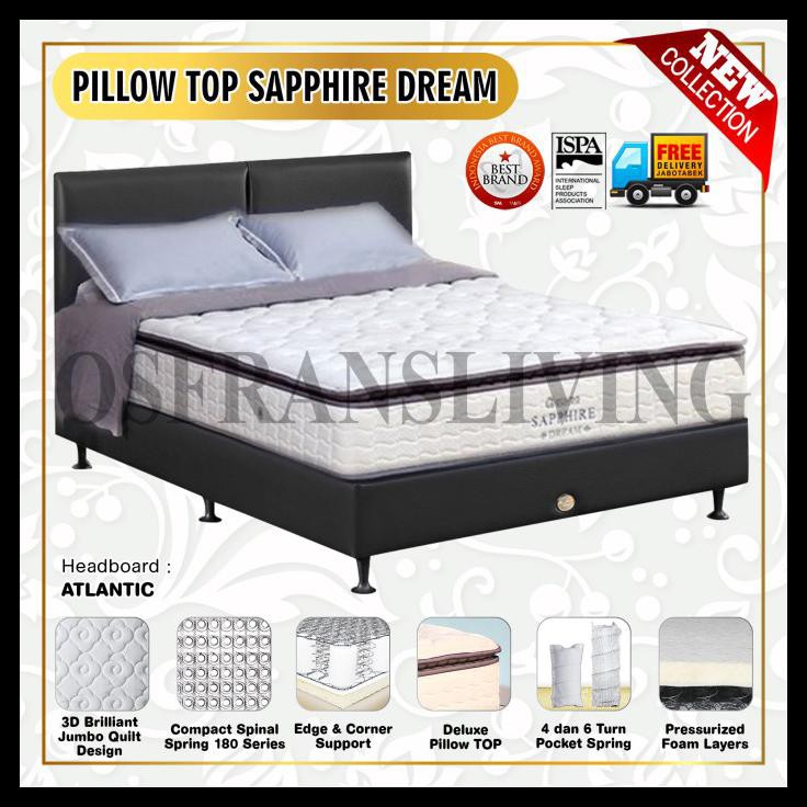 Jual Guhdo Springbed Sapphire Dream - 160X200 - Hanya Sandaran Legacy | Shopee Indonesia