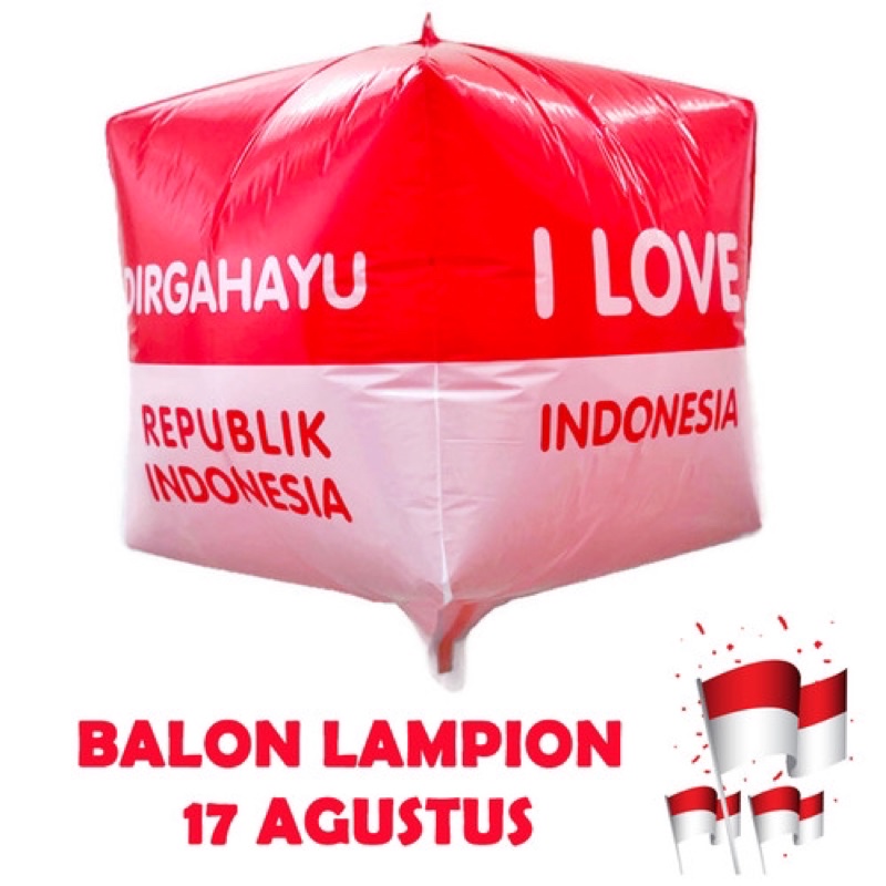 Jual balon kotak 17 agustus | Shopee Indonesia