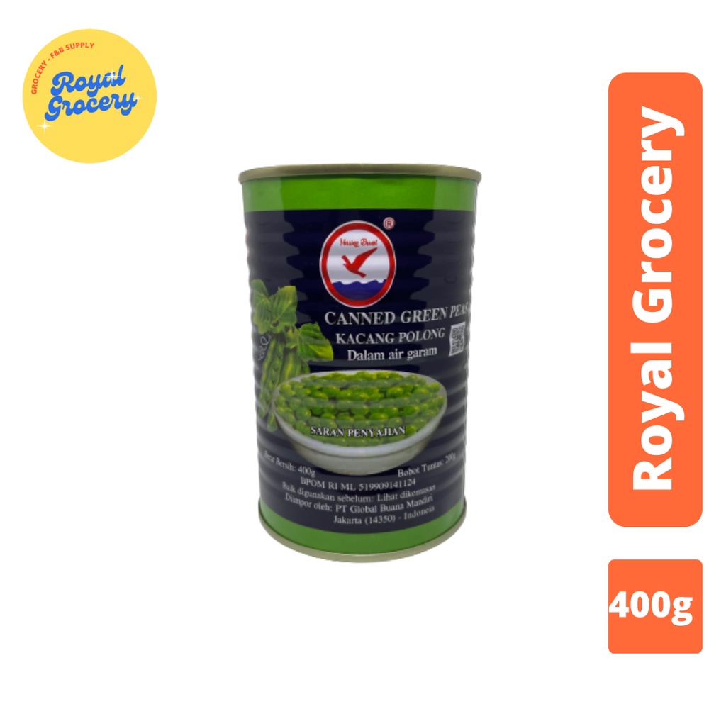 Jual Herring Brand Canned Green Peas / Kacang Polong Kaleng 400g ...