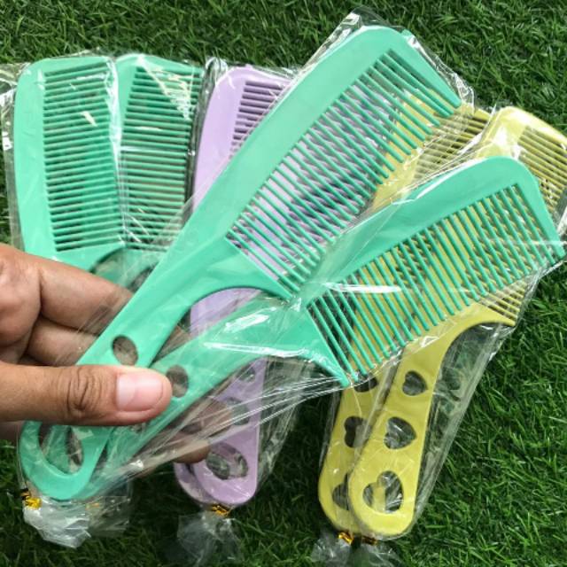 Jual Souvenir Pernikahan Sisir Plastik Sisir Bolong Lubang Tiga Sisir ...