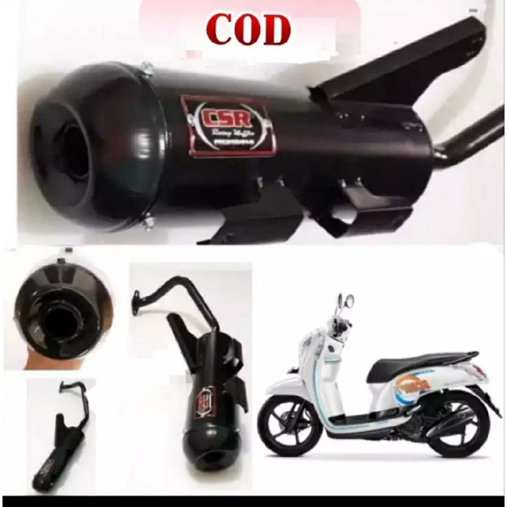 Jual Knalpot racing bobokan honda scoopy fi/ scoopy 12 fi suara ...