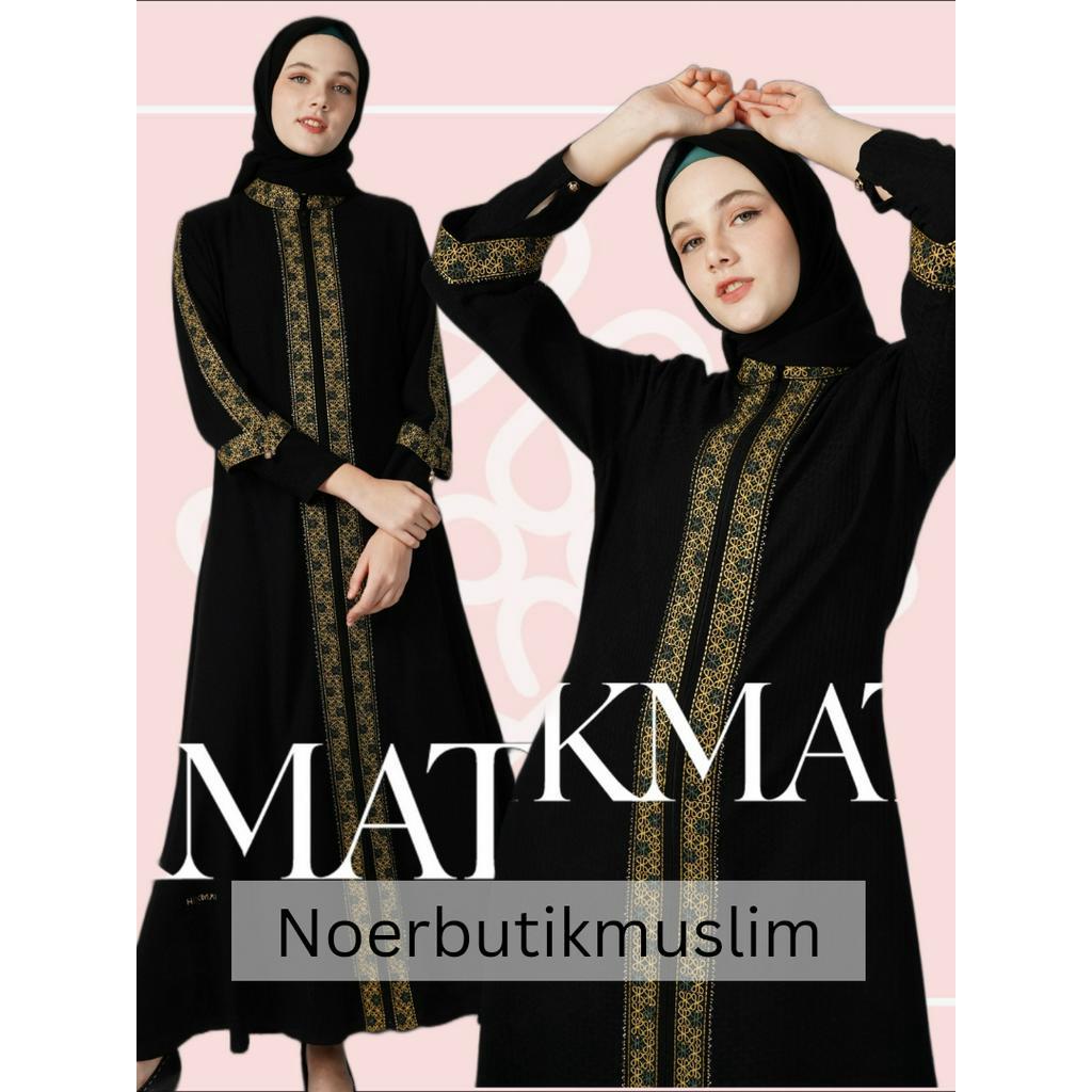 Jual Hikmat Fashion Original A2282 Abaya Hikmat noerbutikmuslim Gamis ...
