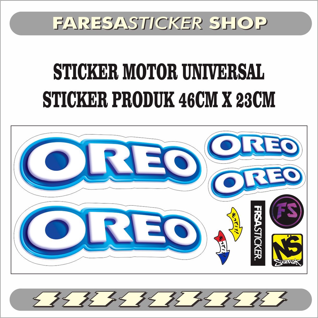 Jual STICKER EMBLEM, STICKER SIMPLE, STICKER LOGO PRODUK, UNIVERSAL ...