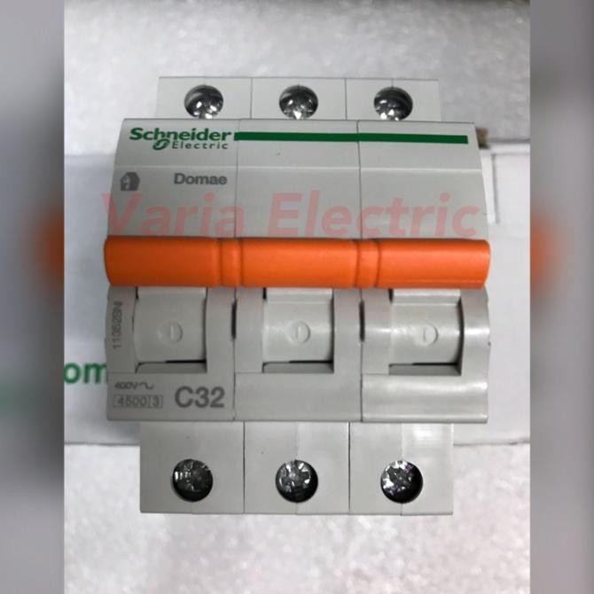Jual MCB Schneider Domae 3 phase / 32 Ampere / 32A (SNI) | Shopee Indonesia