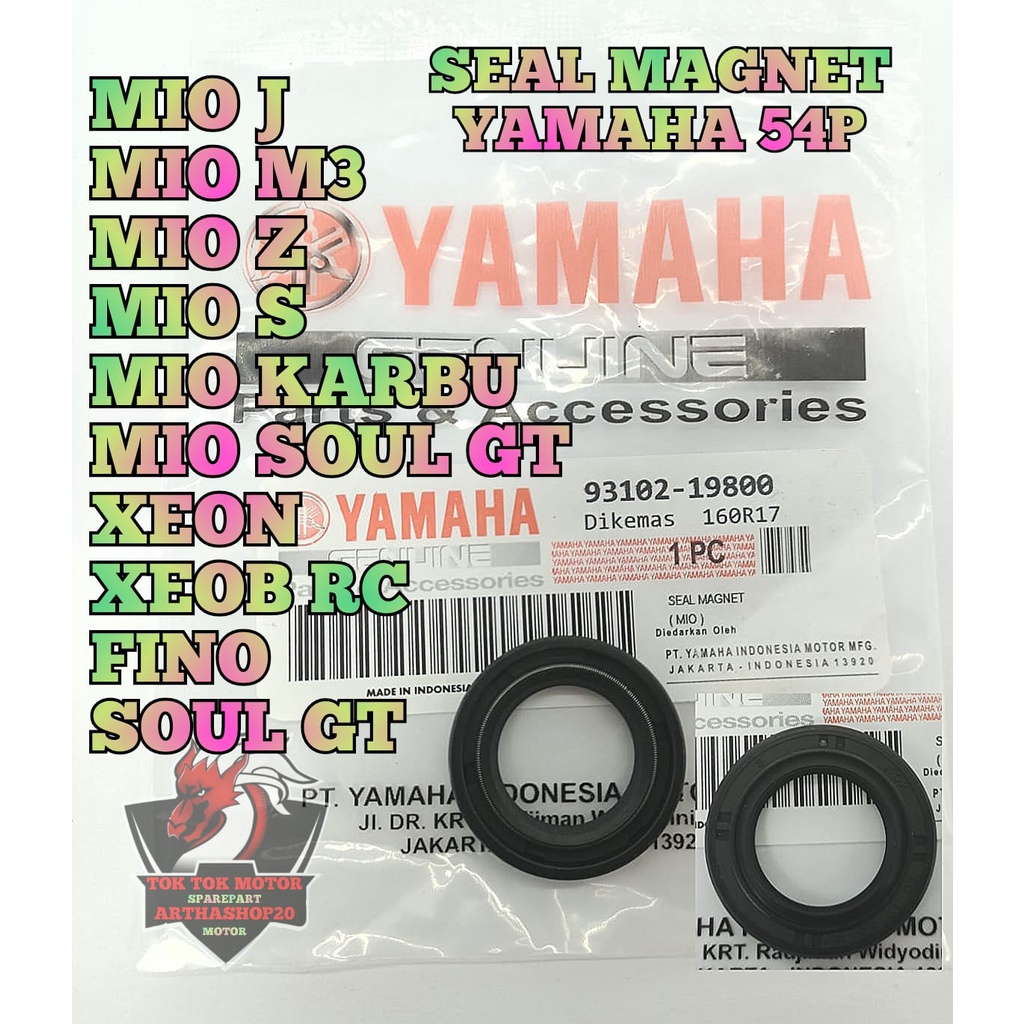 Jual SEAL MAGNET ASLI ORIGINAL YAMAHA 54P MOTOR MIO , MIO SOUL , MIO J , MIO GT , X RIDE , FINO ...
